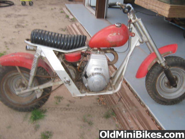 I finally got one! BEARKAT TWISTER!! What year is this one? This sucker is HUGE! | OldMiniBikes.com