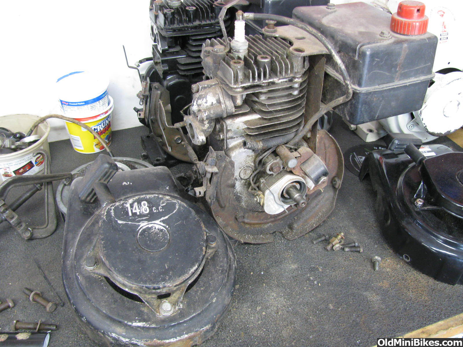 The "Silver Paint " Tecumseh Question | Page 2 | OldMiniBikes.com