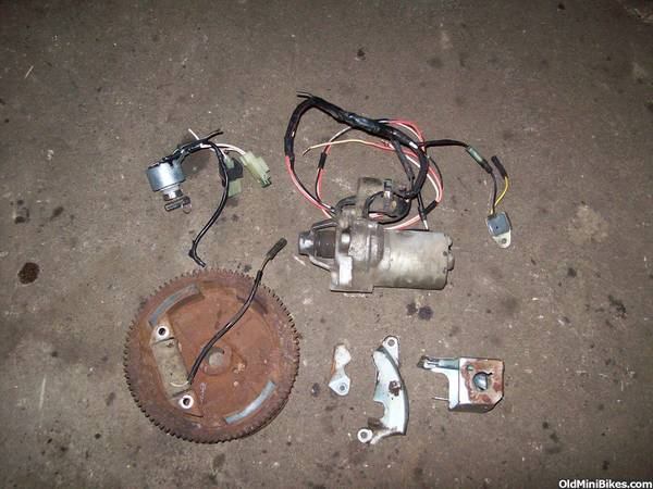 Honda GX160 Lighting coil & electric start | OldMiniBikes.com