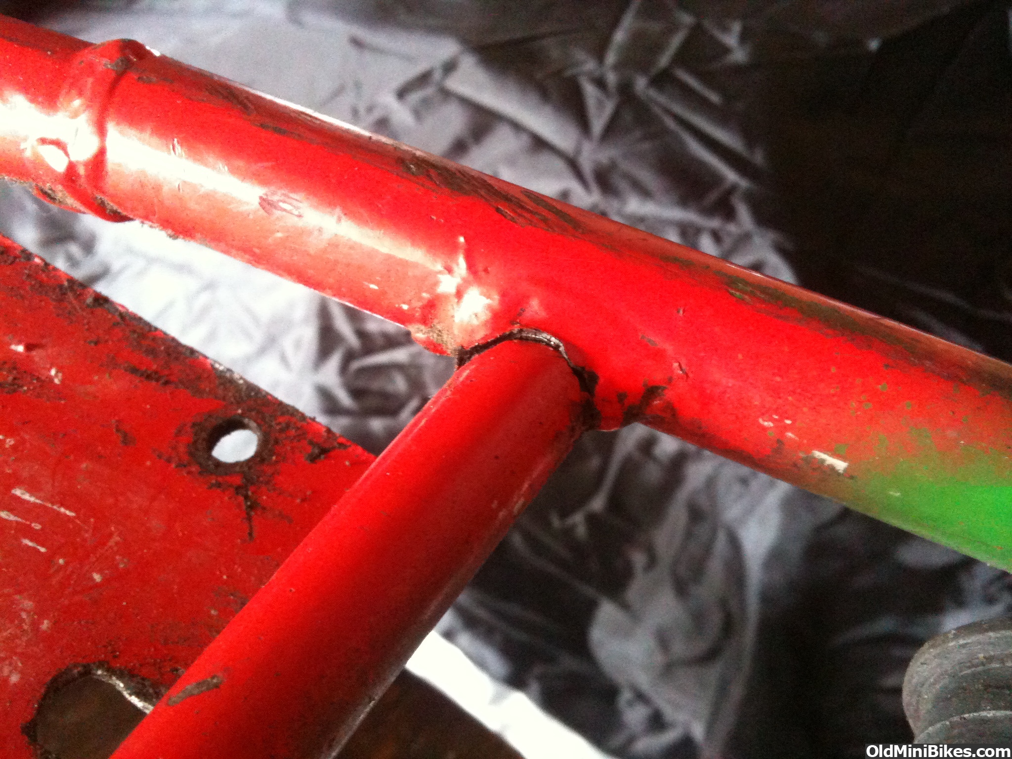 Mini Bike Frame Welding | OldMiniBikes.com