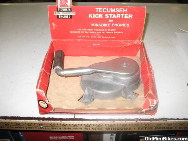Anatomy of a Tecumseh Kick Starter | OldMiniBikes.com