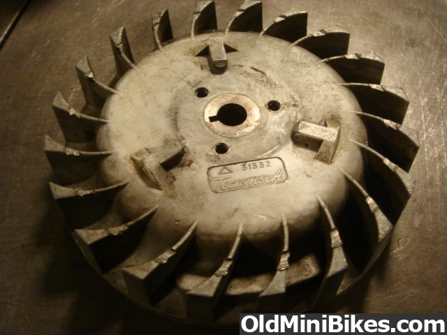Tecumseh aluminum flywheel H25, H30, H35 | OldMiniBikes.com