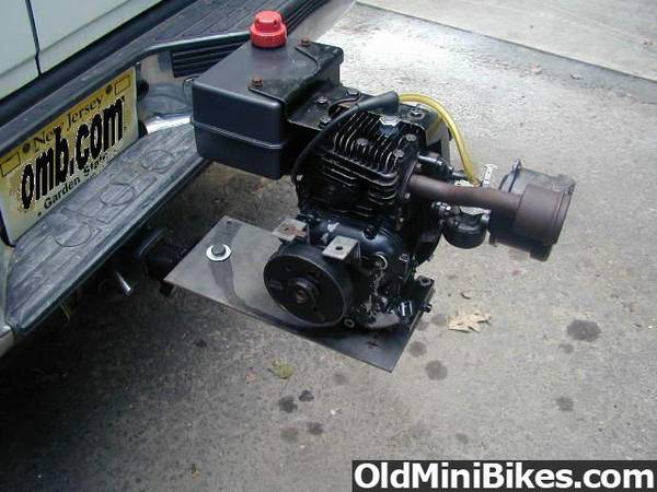 My Trailer Hitch / Engine Stand "Invention" | OldMiniBikes.com