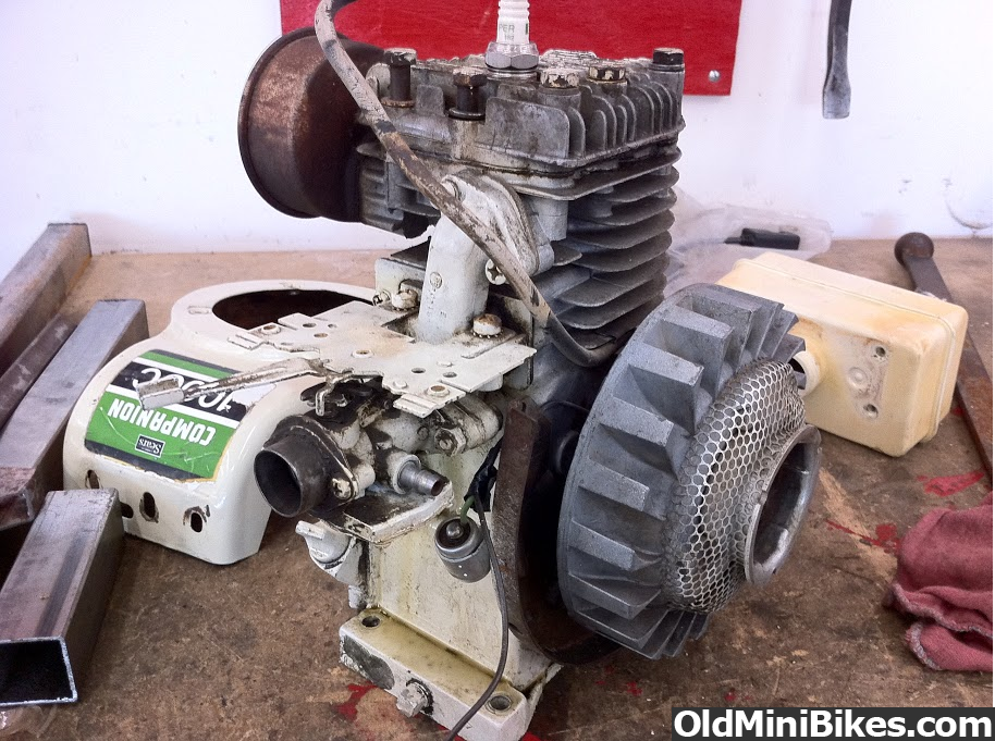 H25 carb choke lever/bracket assembly | OldMiniBikes.com