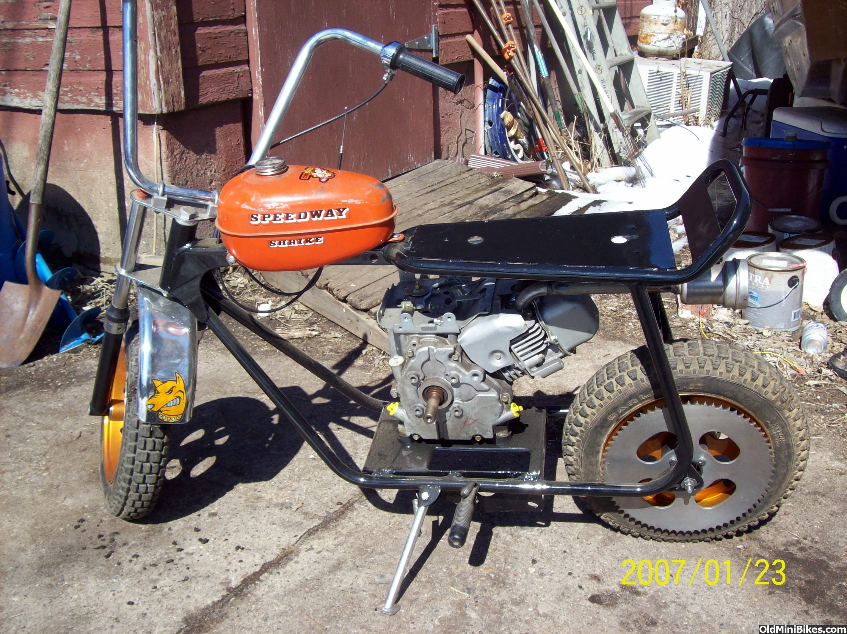 Speedway clutch throttle engine mount Questions | OldMiniBikes.com