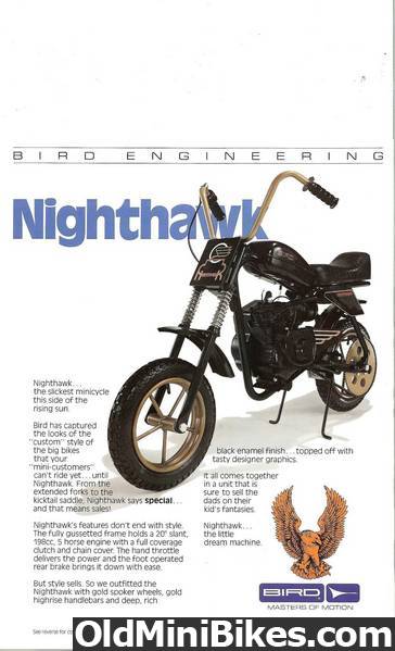 Bird Nighthawk on the horizon! | Page 2 | OldMiniBikes.com