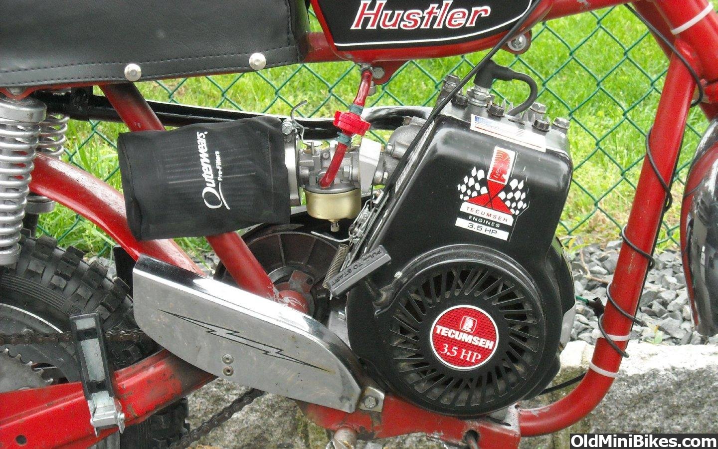 Tecumseh h30 with side muffler | OldMiniBikes.com