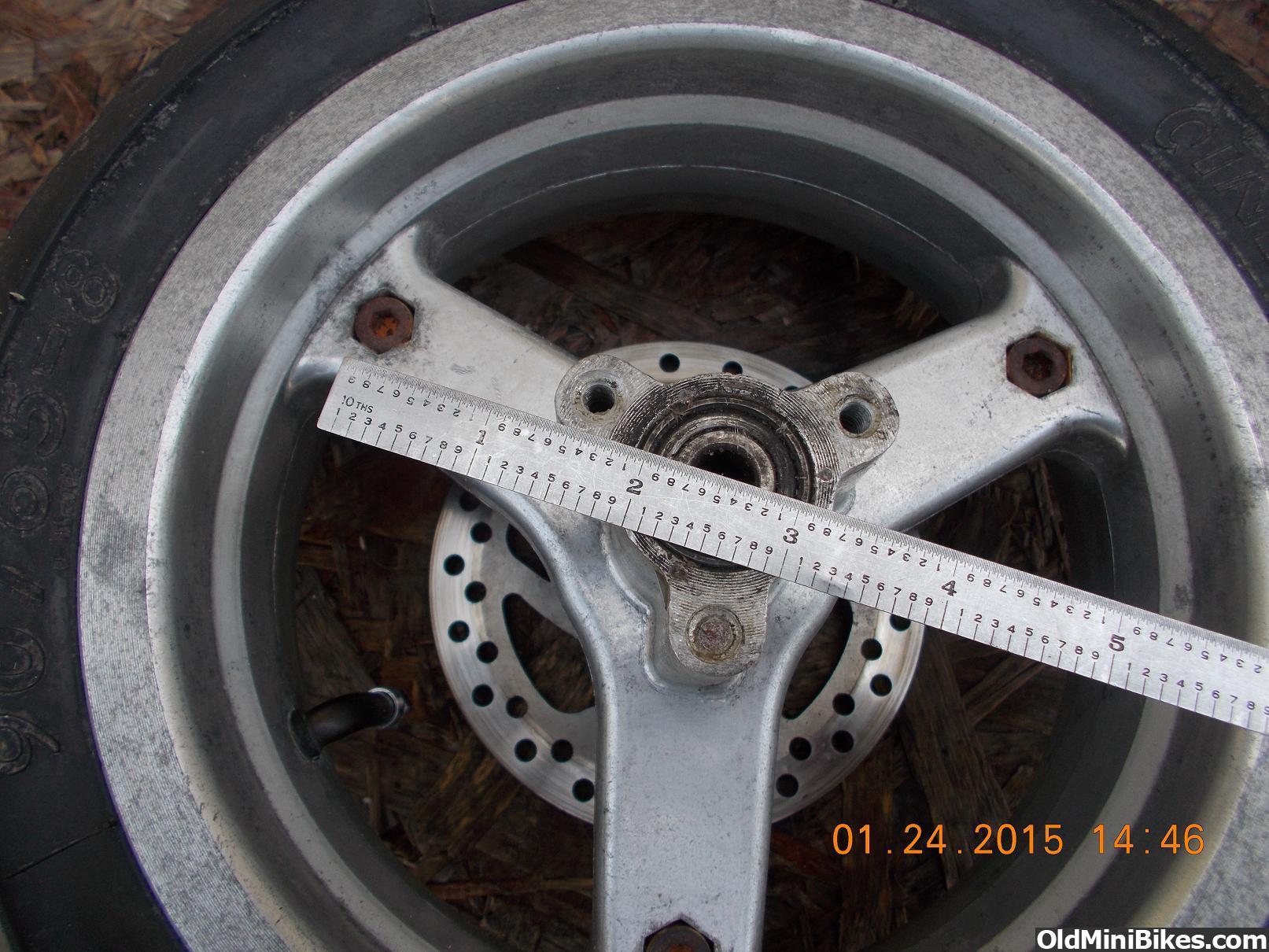 Front 8 Inch Wheel Tire and Brake | OldMiniBikes.com