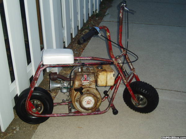 Small Frame Model 400 restoration. | OldMiniBikes.com