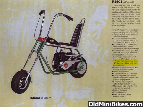 Duster Tire Size? Second try | OldMiniBikes.com