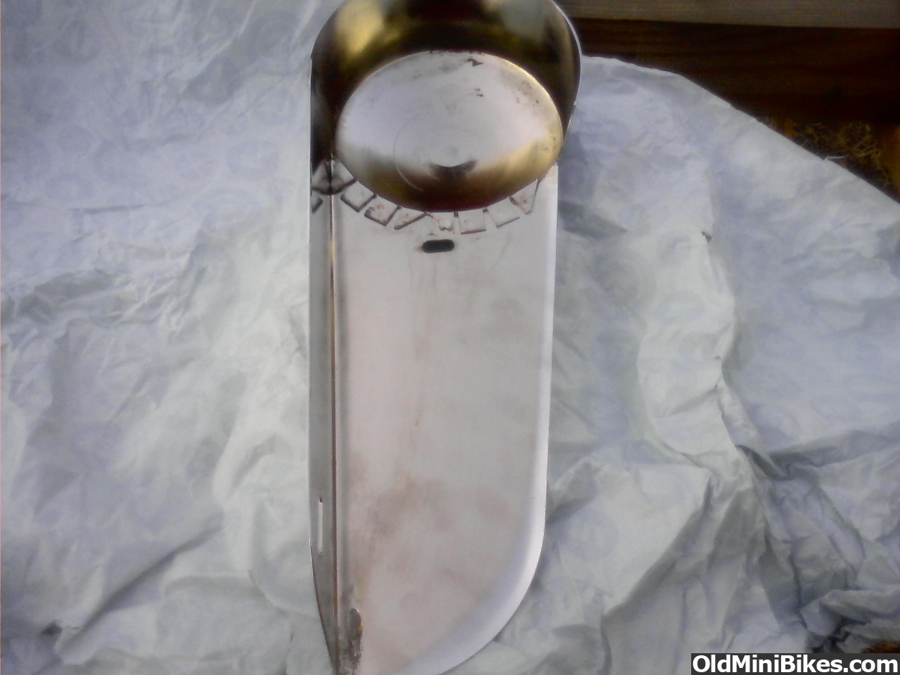 Bonanza Brotherhood chrome chain guard | OldMiniBikes.com Bonanza Brotherhood chrome chain guard | OldMiniBikes.com