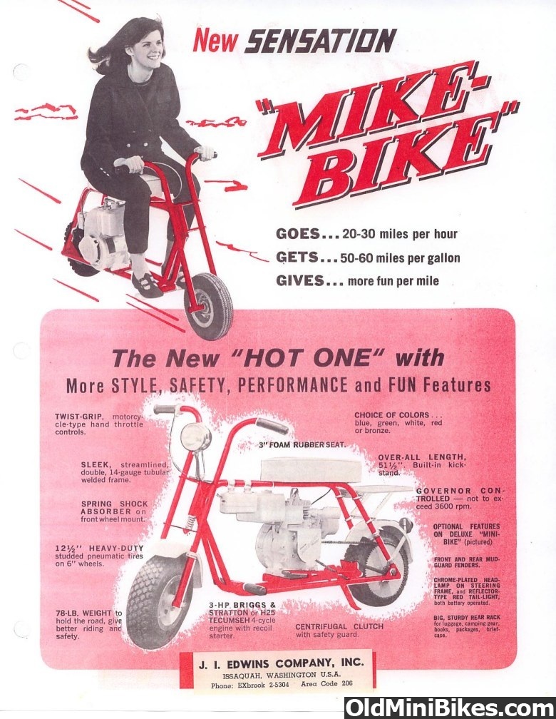 Vintage Mini Bike Magazine Ads and Brochures | Page 2 | OldMiniBikes.com