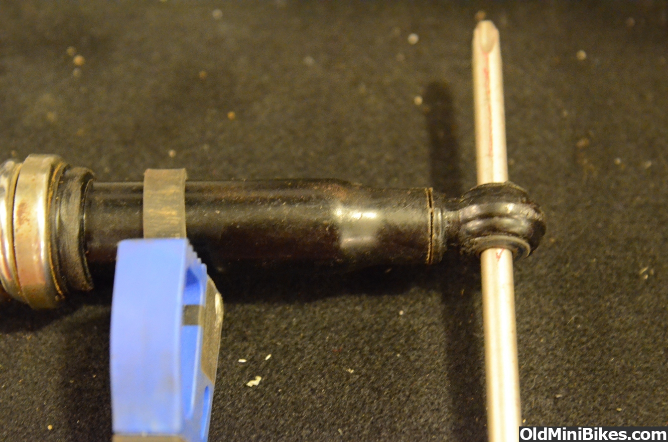 Vintage Roadster Shock Teardown | OldMiniBikes.com