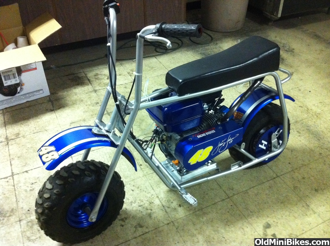 My Doodle Bug Nascar Style Bike | OldMiniBikes.com