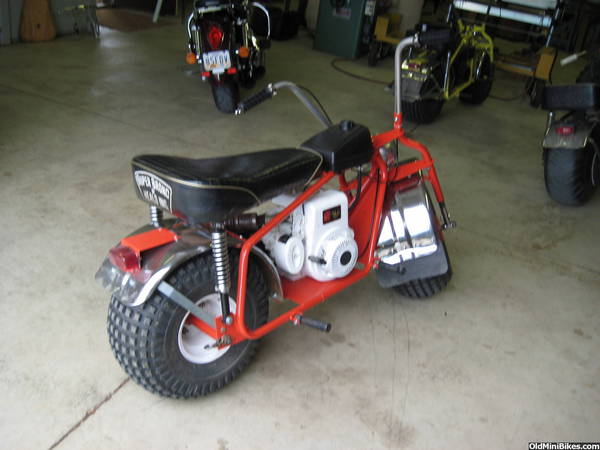 Super Bronc VT-10 electric start almost done! | OldMiniBikes.com