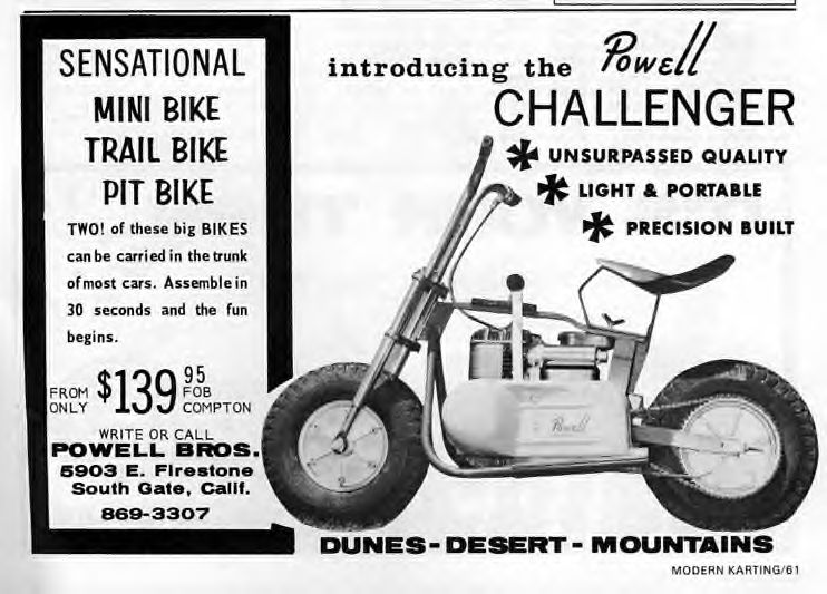 Powell's are NOT Minibikes? | Page 2 | OldMiniBikes.com