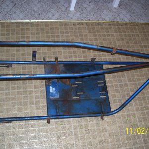 El Burro With Seat and Repainted (Front) | OldMiniBikes.com