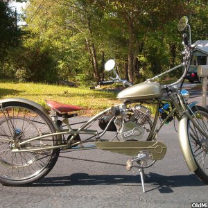 Firebikes frame Whizzer engine | OldMiniBikes.com