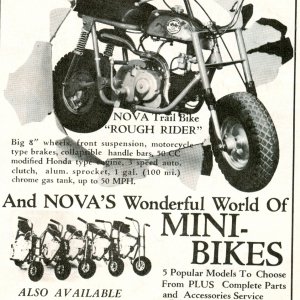 Un-Rideable MiniBike Sept 1971 | OldMiniBikes.com