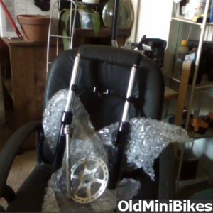 Motovox MBX11 front end | OldMiniBikes.com