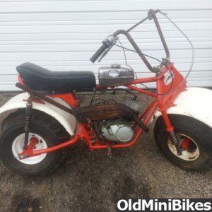 Nearly complete Right side | OldMiniBikes.com