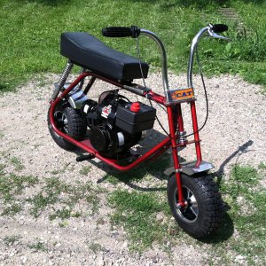70' Cat 400X Semi-Survivor | OldMiniBikes.com
