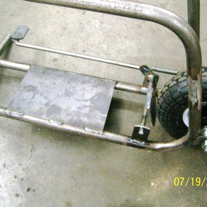 Scrub brake installed | OldMiniBikes.com