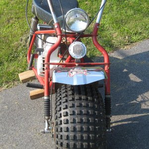 Heald Super Bronc front view | OldMiniBikes.com
