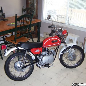 71 JT1 Yamaha Mini Enduro | OldMiniBikes.com