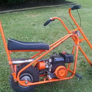 Sensation Mini Bike 3.5hp w/comet Torq-A-Verter | OldMiniBikes.com