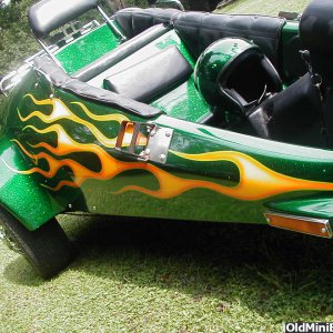 1975 Rupp Centaur - Wild Candy-Green Metal-Flake! | OldMiniBikes.com