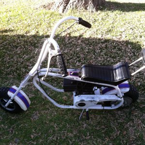 74' JCPenney's #Cat# Duster Chopper Survivor | OldMiniBikes.com