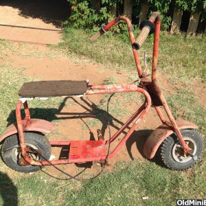 1977 Manco Sears Mini Bike -BEFORE- | OldMiniBikes.com