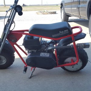 Stretched Doodlebug | OldMiniBikes.com