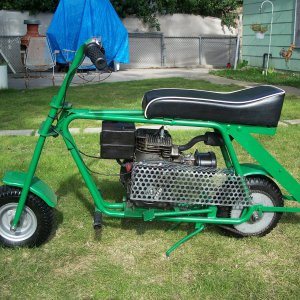 1st Mini Bike Project Complete - (photo #5) | OldMiniBikes.com