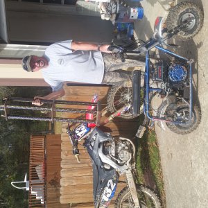 X-Mas Eve trail ride | OldMiniBikes.com