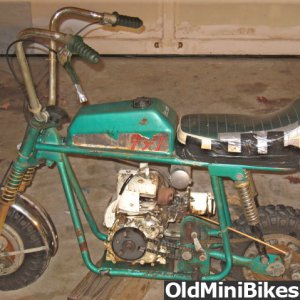 Broncco Full Side Left View | OldMiniBikes.com