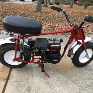 Manco Thunderbird, 4 hp Briggs | OldMiniBikes.com