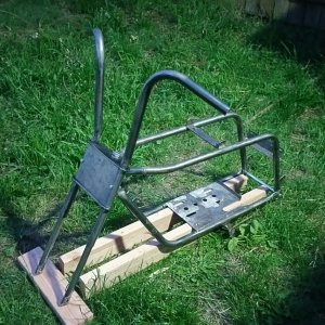 Barris super stocker frame with new front end. | OldMiniBikes.com