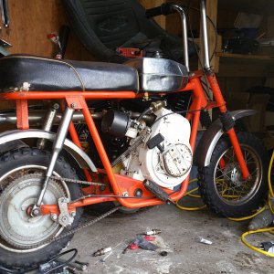 Right side fox mini bike | OldMiniBikes.com