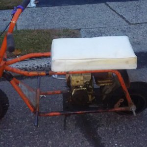 Orange Mini Bike? | OldMiniBikes.com