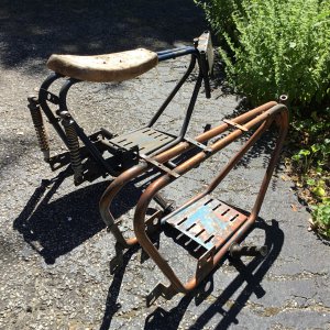 Bonanza Frames Rear | OldMiniBikes.com