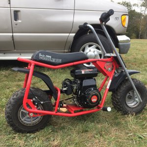Baja - Dirt Bug DB-30S Mini Bike finished restoration picture #1.JPG | OldMiniBikes.com