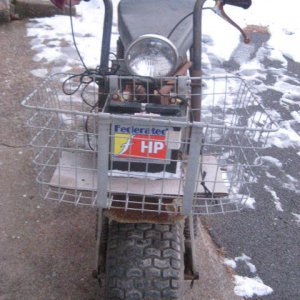 Trail Bronc Front | OldMiniBikes.com