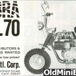 Jan Ho Zebra Import Trail 70 | OldMiniBikes.com