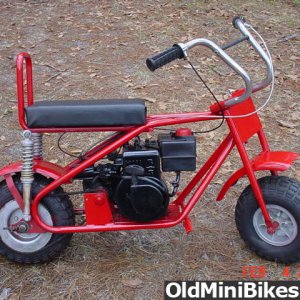 K&S Hornet Deluxe side | OldMiniBikes.com