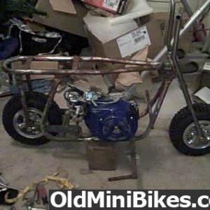 Zebra 500 rt side view | OldMiniBikes.com