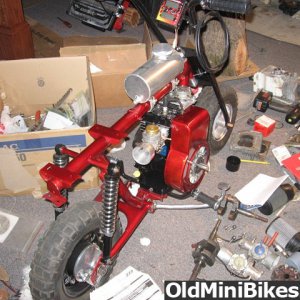 toyoco with motor 1 | OldMiniBikes.com
