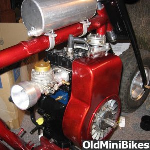 toyoco with motor 2 | OldMiniBikes.com