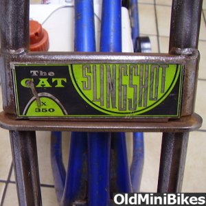 Cat mini bike Sling Shot 350 | OldMiniBikes.com